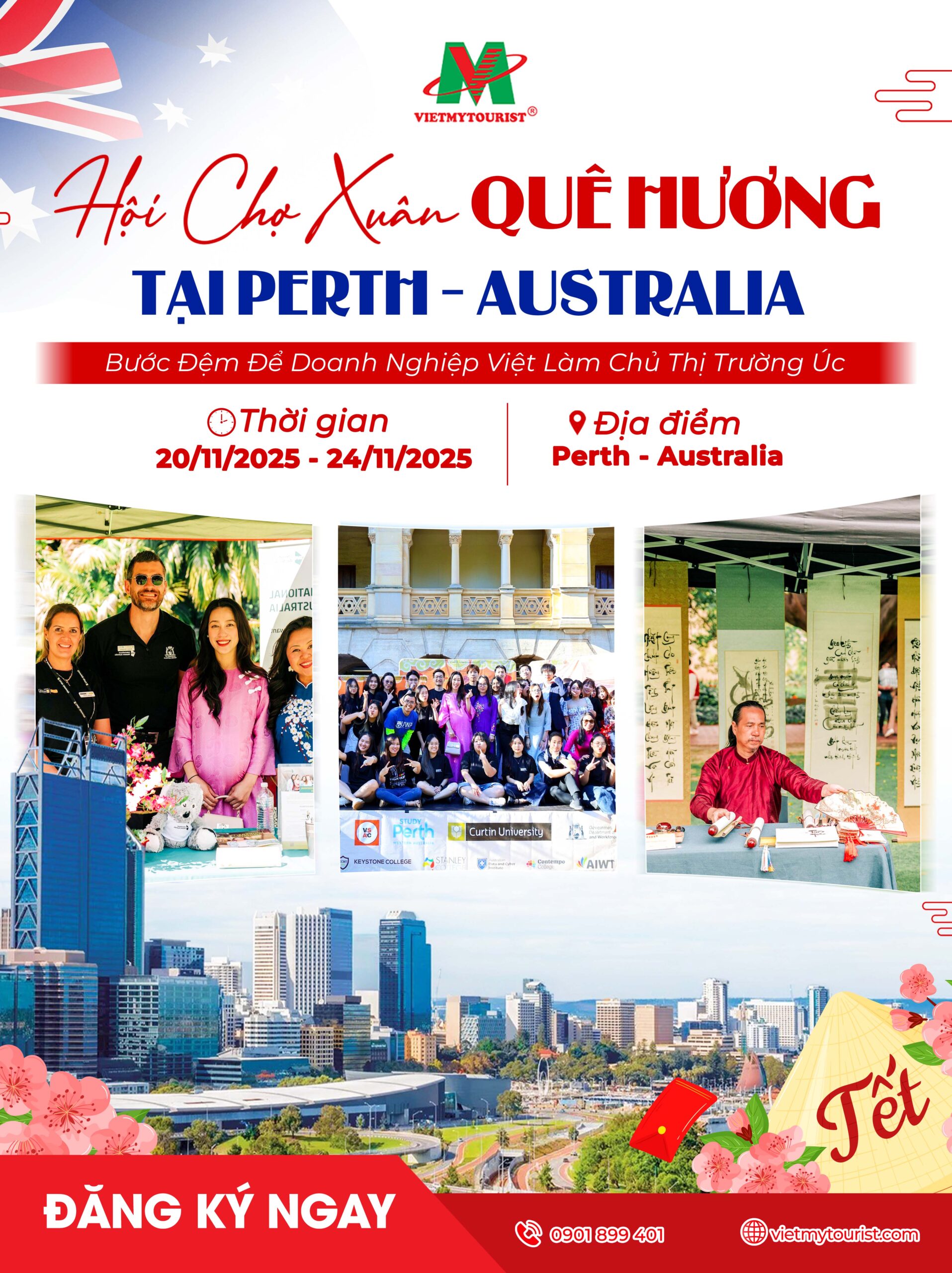 HỘI CHỢ XUÂN QUÊ HƯƠNG TẠI PERTH AUSTRALIA - VIỆT MỸ TOURIST
